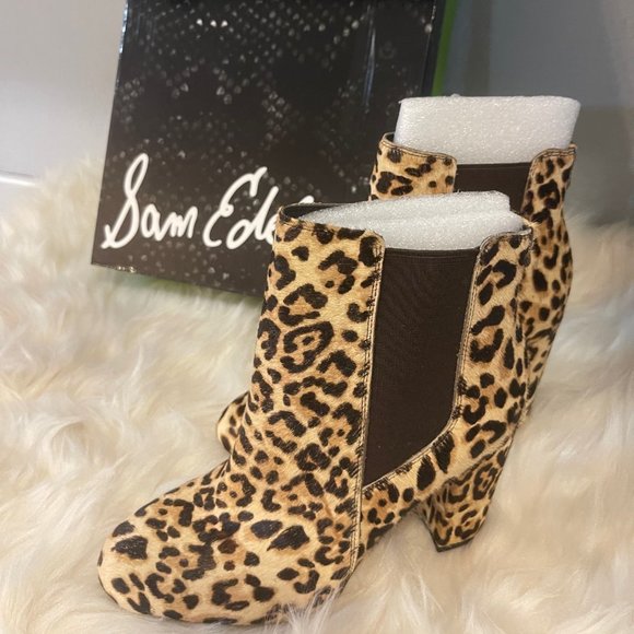 Sam Edelman Shoes Sam Edelman Leather Case Sand Leopard Brahma